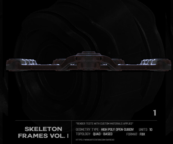 ArtStation - +10 Skeleton frames Vol I SUBD | Resources