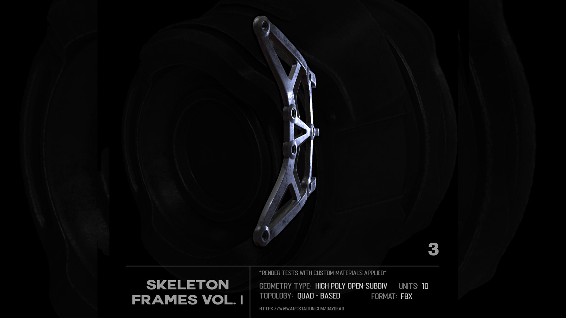 ArtStation - +10 Skeleton frames Vol I SUBD | Resources