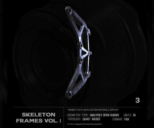 ArtStation - +10 Skeleton frames Vol I SUBD | Resources