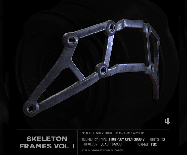 ArtStation - +10 Skeleton frames Vol I SUBD | Resources