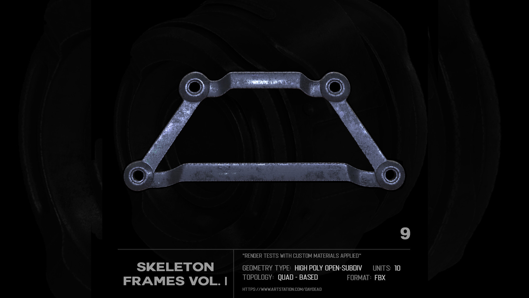 ArtStation - +10 Skeleton frames Vol I SUBD | Resources
