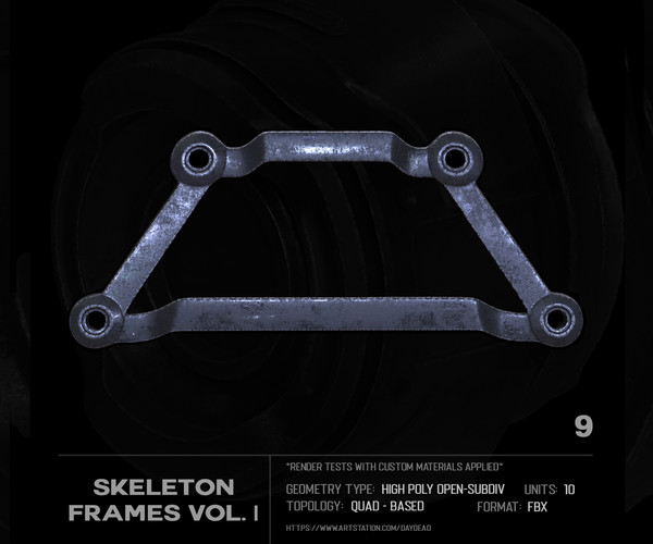ArtStation - +10 Skeleton frames Vol I SUBD | Resources