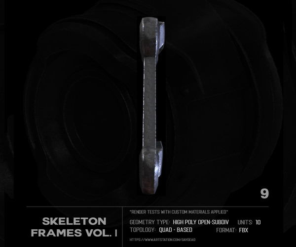 ArtStation - +10 Skeleton frames Vol I SUBD | Resources