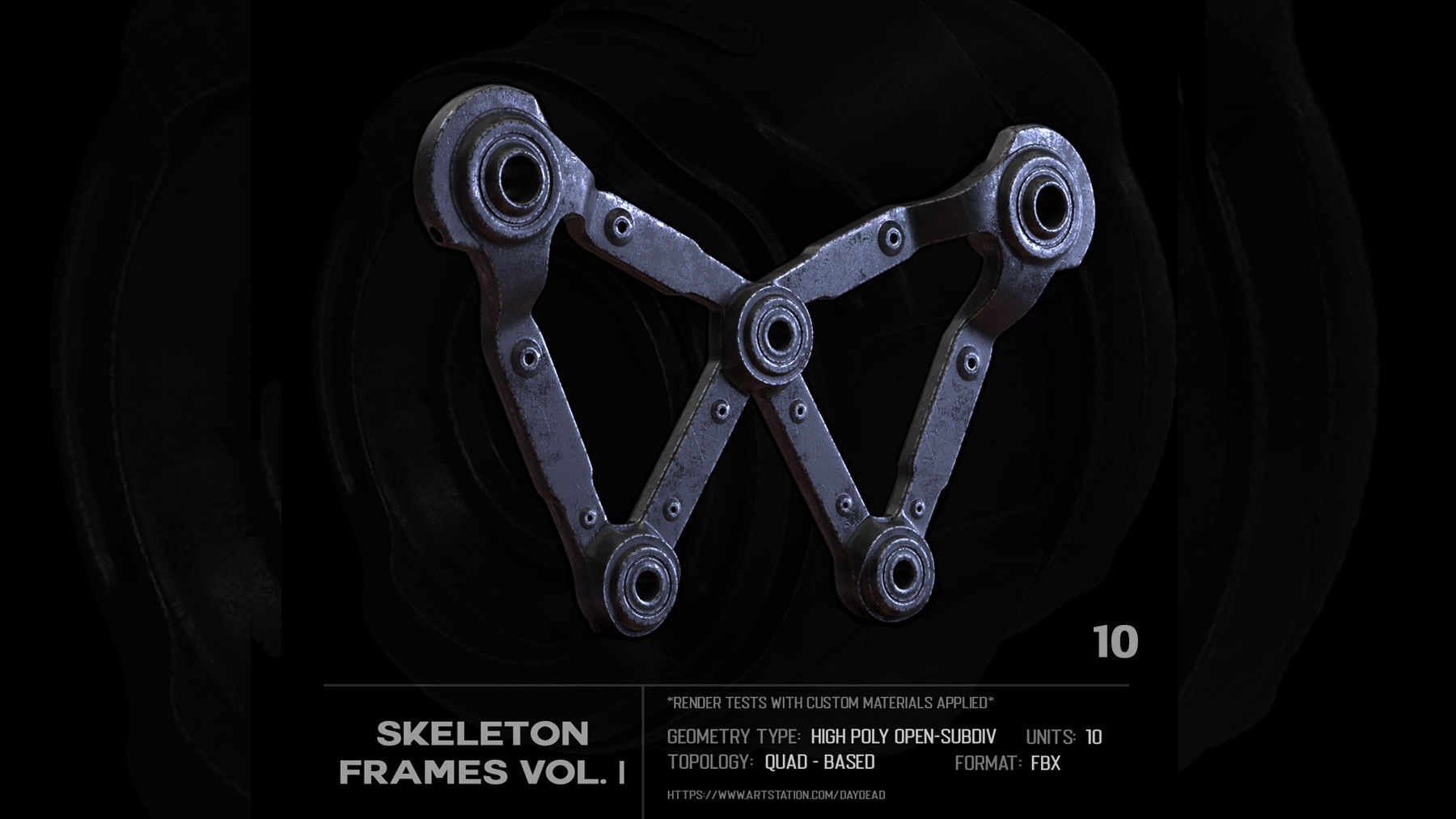 ArtStation - +10 Skeleton frames Vol I SUBD | Resources
