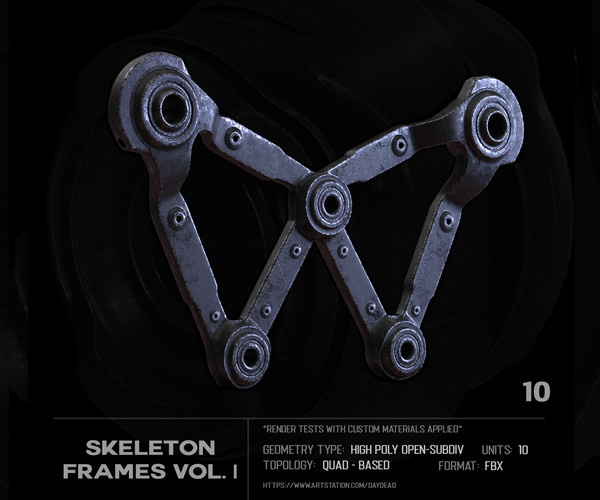 ArtStation - +10 Skeleton frames Vol I SUBD | Resources