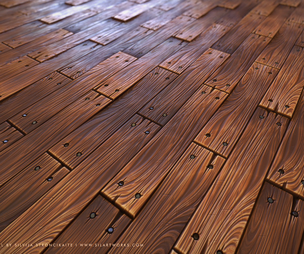 ArtStation - Stylized Wood Planks | Resources