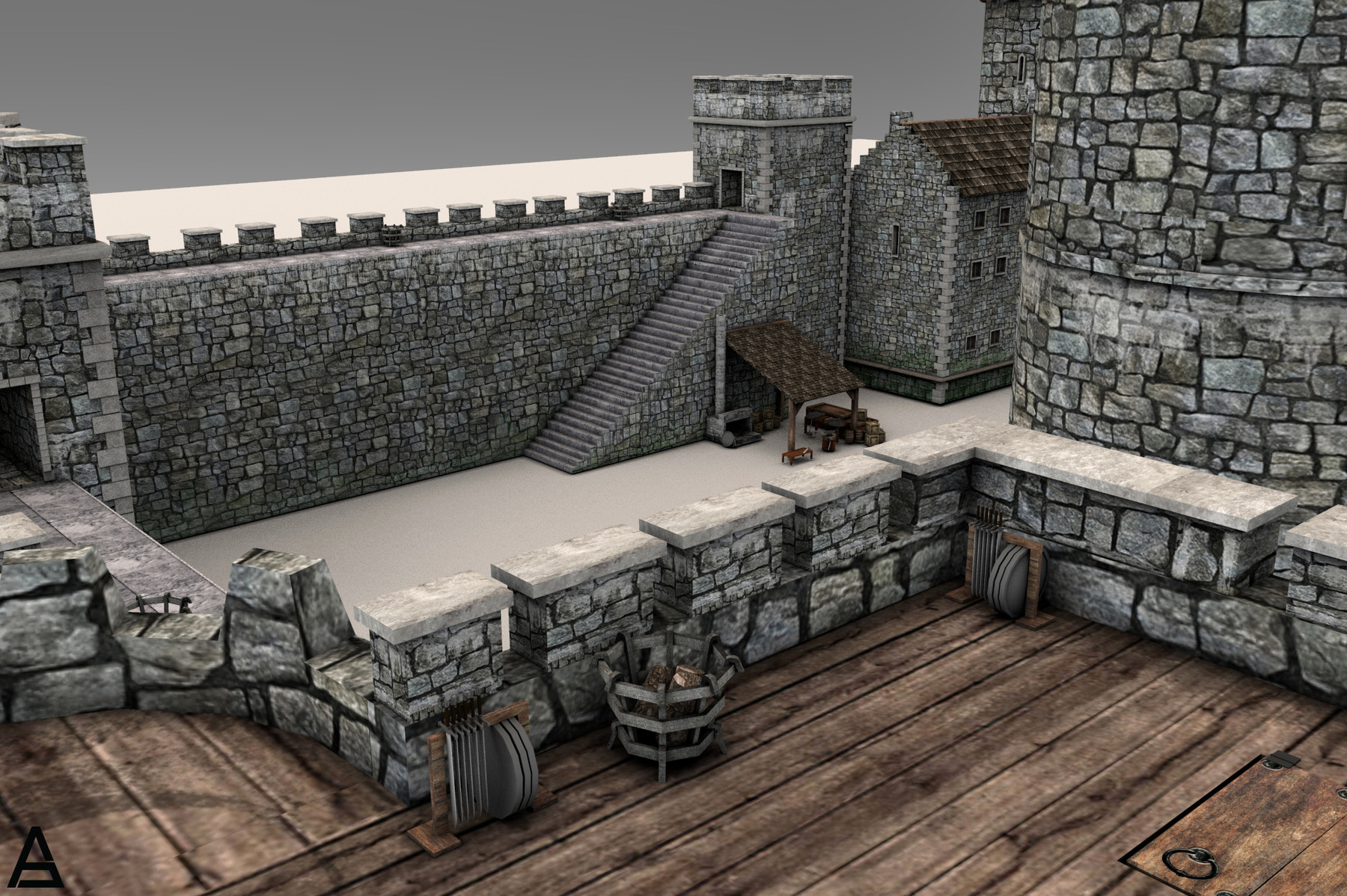 ArtStation - Medieval Castle Pack | Game Assets
