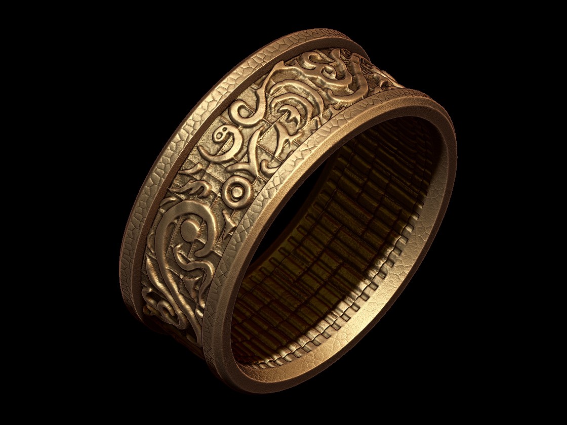 ArtStation - Printable 3D Ring 02 | Resources