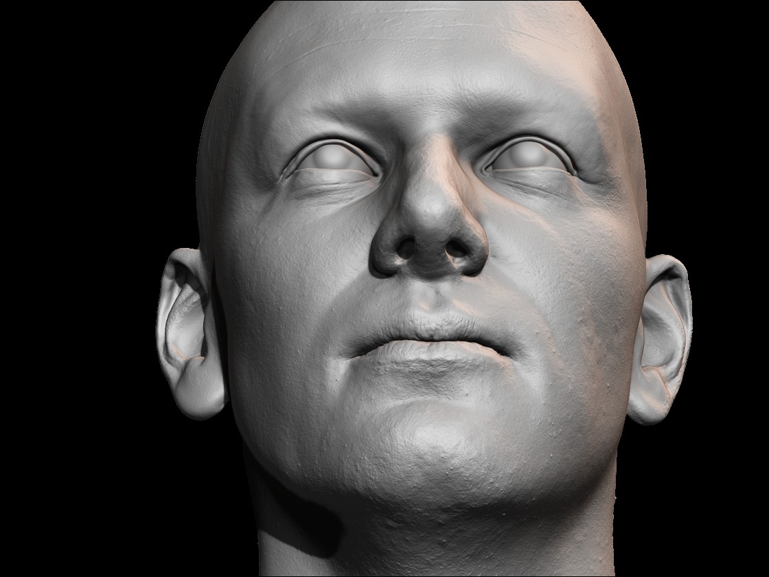 ArtStation - High detailed male face with UV and low poly | Resources