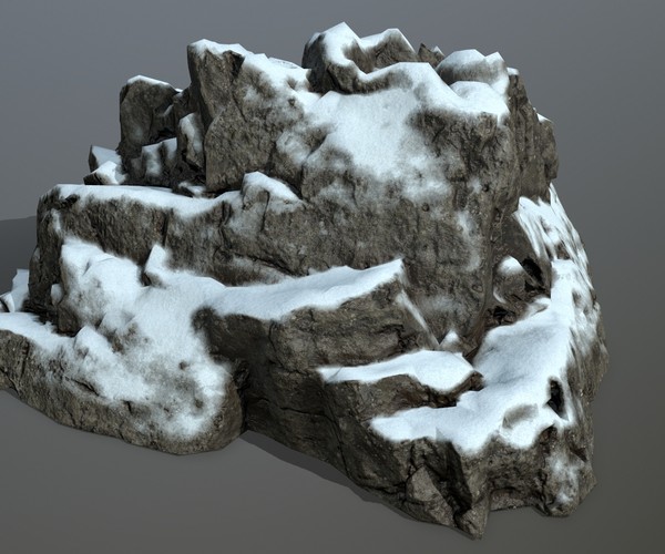 ArtStation - snow rocks | Game Assets