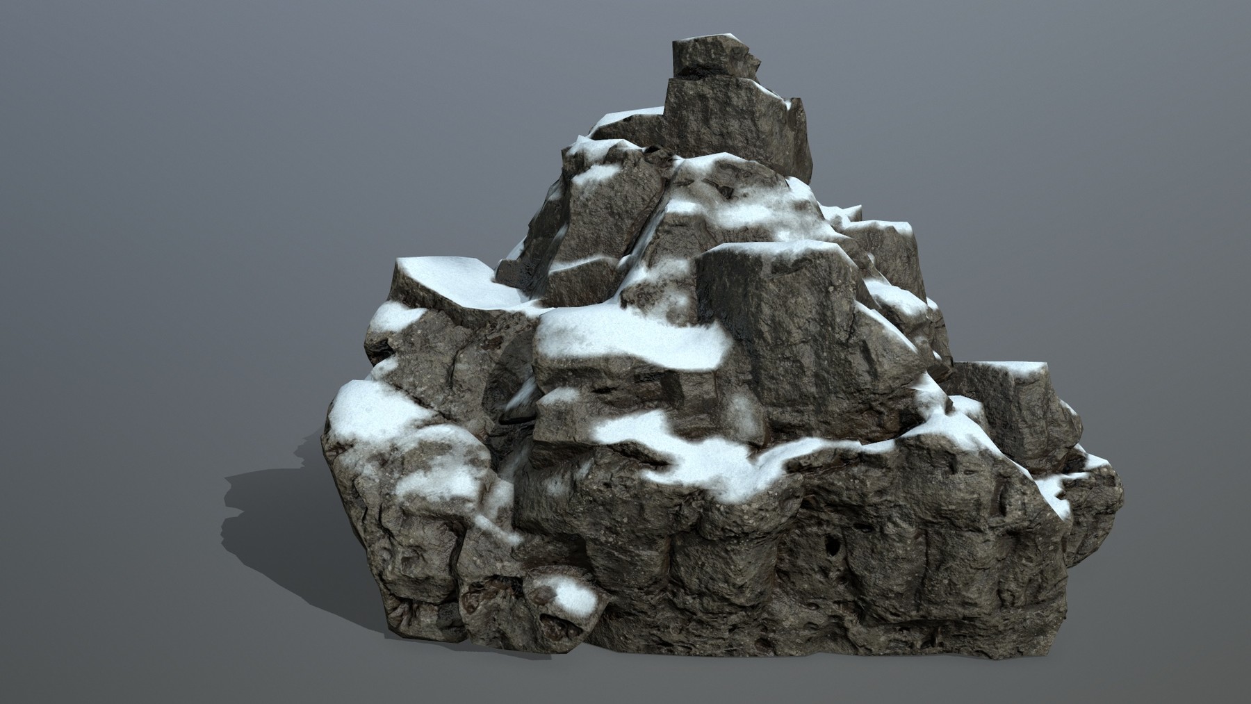 ArtStation - snow rocks | Game Assets