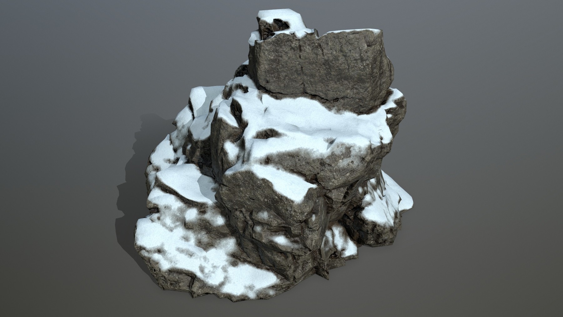 ArtStation - snow rocks | Game Assets