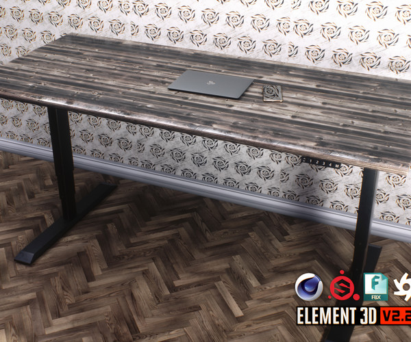 ArtStation - Standing Desk 3D Model | Resources