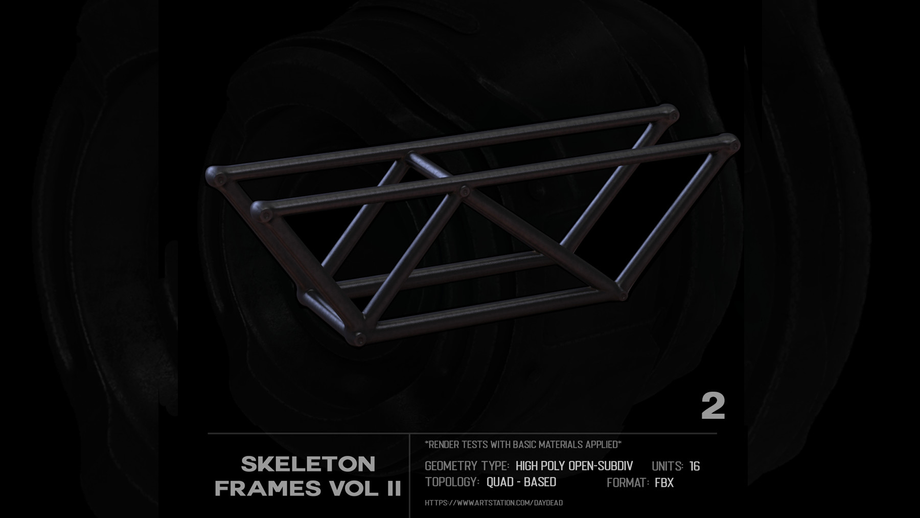 ArtStation - +16 Skeleton frames Vol II SUBD | Resources