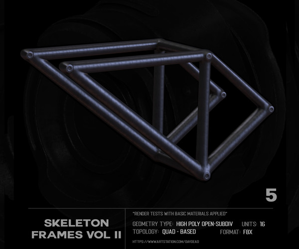 ArtStation - +16 Skeleton frames Vol II SUBD | Resources