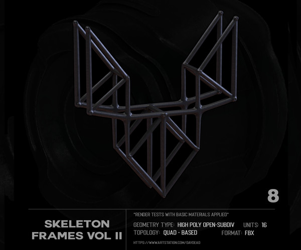 ArtStation - +16 Skeleton frames Vol II SUBD | Resources