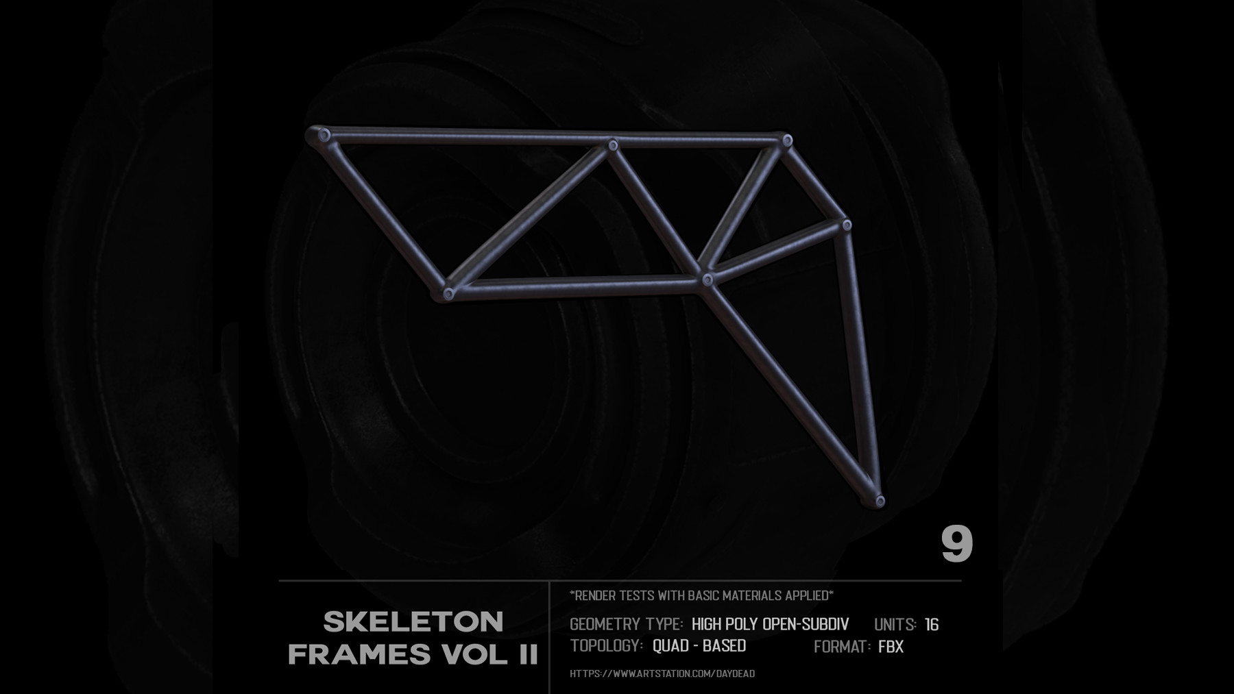 ArtStation - +16 Skeleton frames Vol II SUBD | Resources