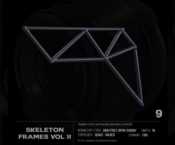 ArtStation - +16 Skeleton frames Vol II SUBD | Resources