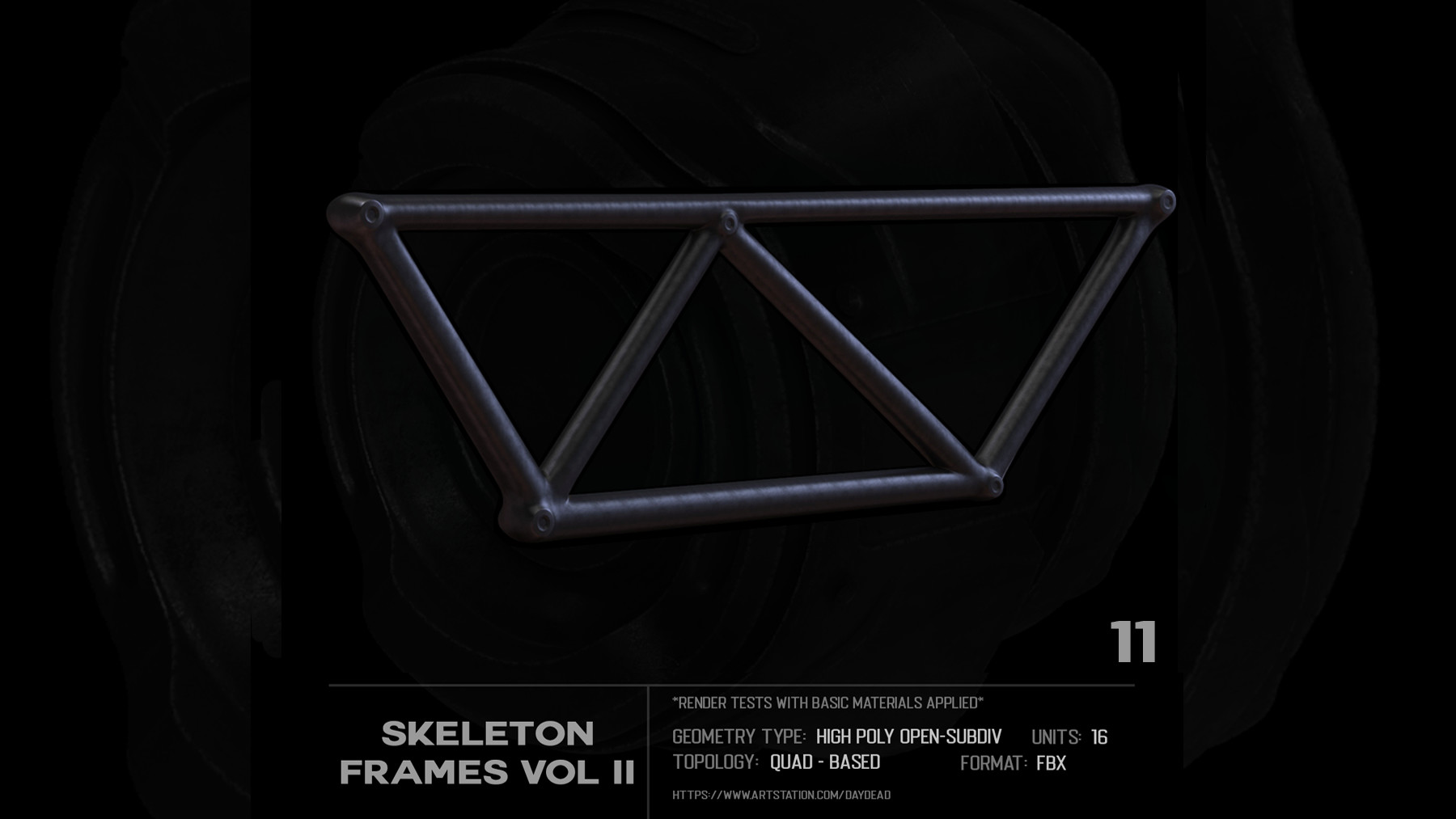 ArtStation - +16 Skeleton frames Vol II SUBD | Resources