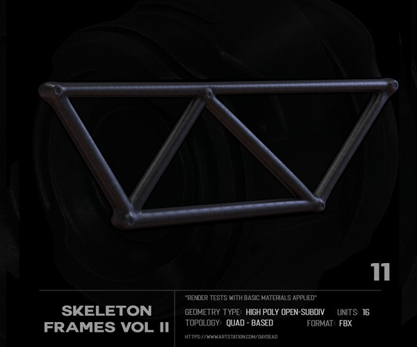 ArtStation - +16 Skeleton frames Vol II SUBD | Resources