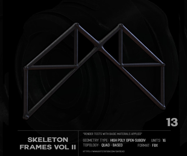 ArtStation - +16 Skeleton frames Vol II SUBD | Resources