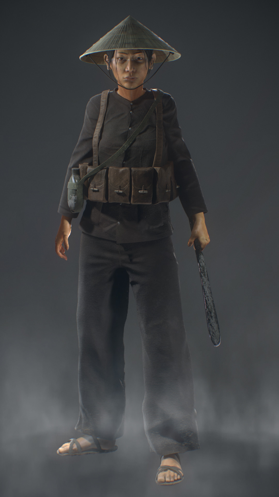 ArtStation - VietnamWar female soldier | Game Assets