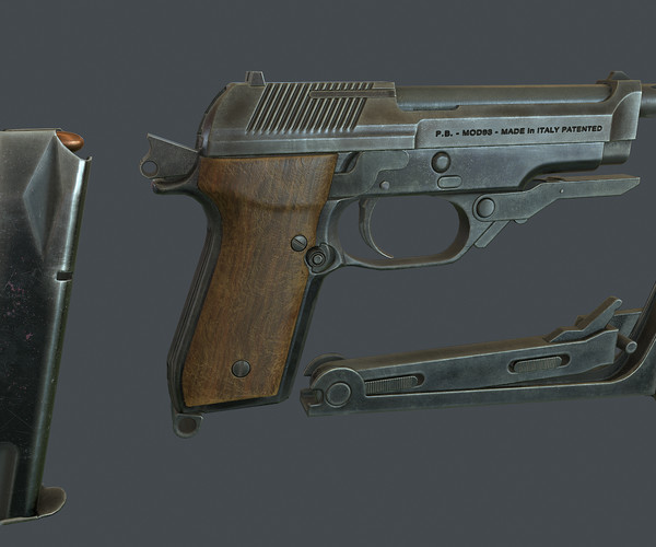ArtStation - Auto 9 "Robocop" & Beretta M93R "Raffica" | Resources