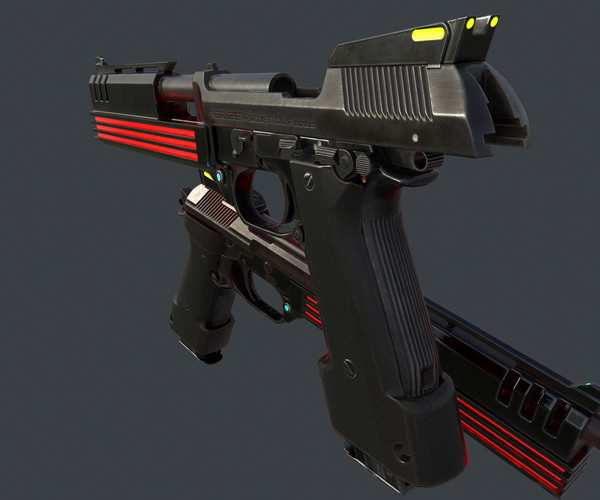 ArtStation - Auto 9 "Robocop" & Beretta M93R "Raffica" | Resources