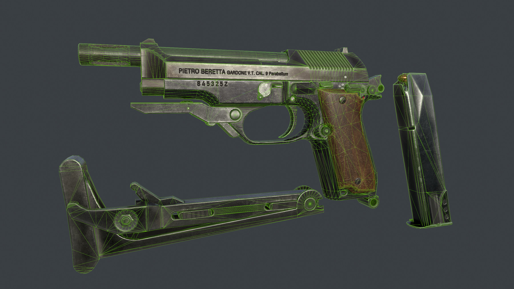 ArtStation - Auto 9 "Robocop" & Beretta M93R "Raffica" | Resources