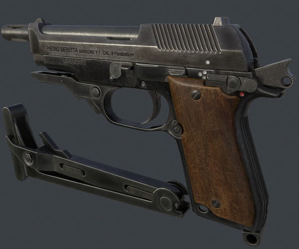 ArtStation - Auto 9 "Robocop" & Beretta M93R "Raffica" | Resources