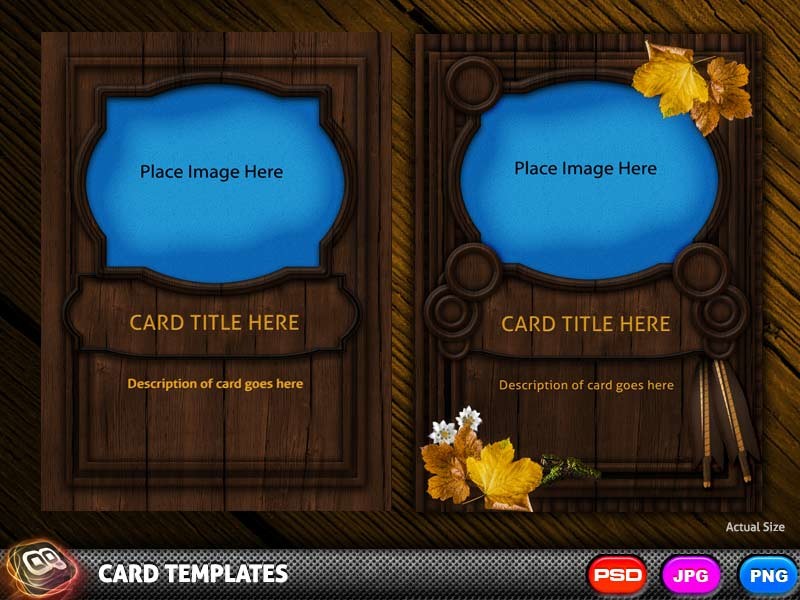 ArtStation - 31 Collectable Card Templates and design elements | Game ...