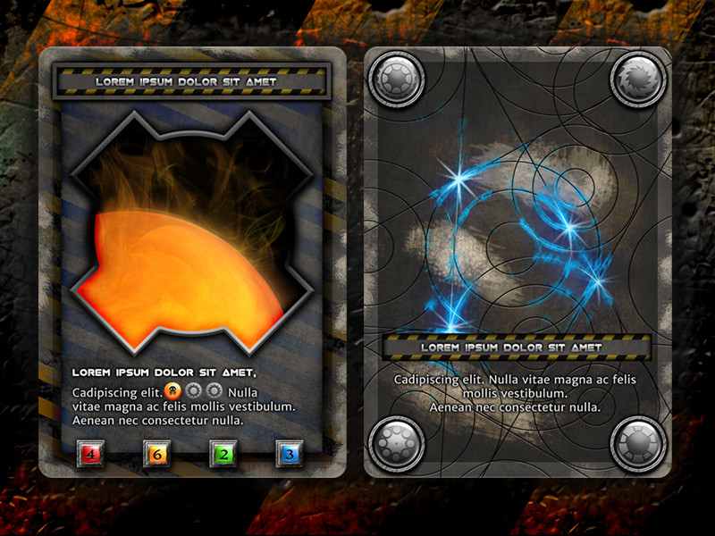 ArtStation - 31 Collectable Card Templates and design elements | Game ...