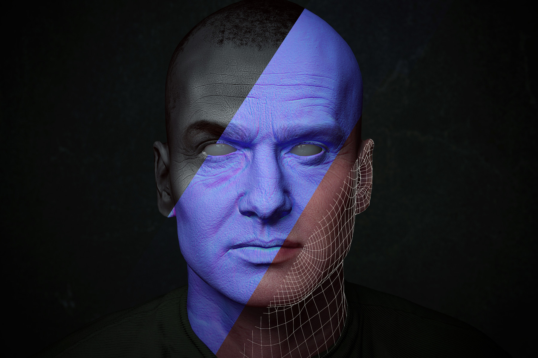 ArtStation - Game Animation Ready Male Face with 8K textures | Game Assets