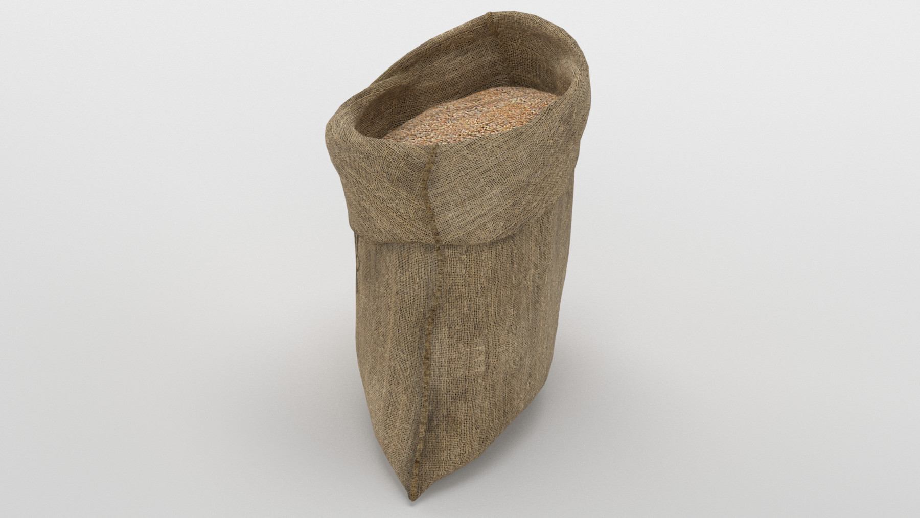 ArtStation - Food Sack Grain Open 3D Model | Game Assets