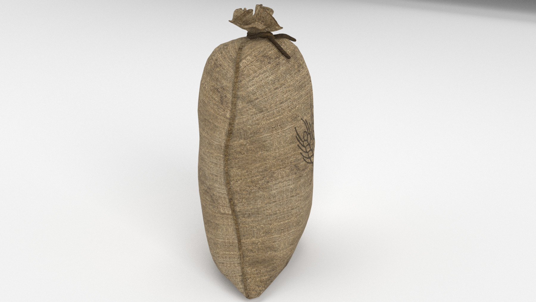 ArtStation - Food Sack Grain Tied 3D Model | Game Assets