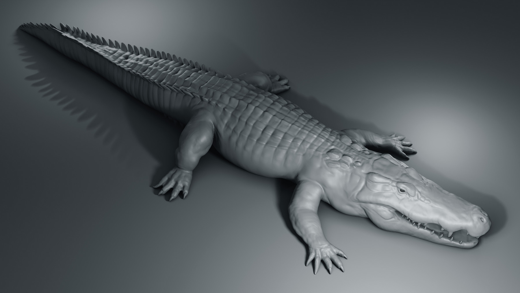 ArtStation - Crocodile basemesh | Resources
