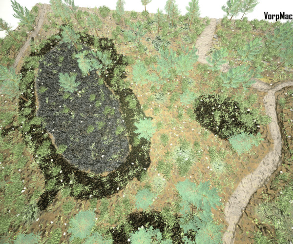 ArtStation - 3D Forest Map | Resources