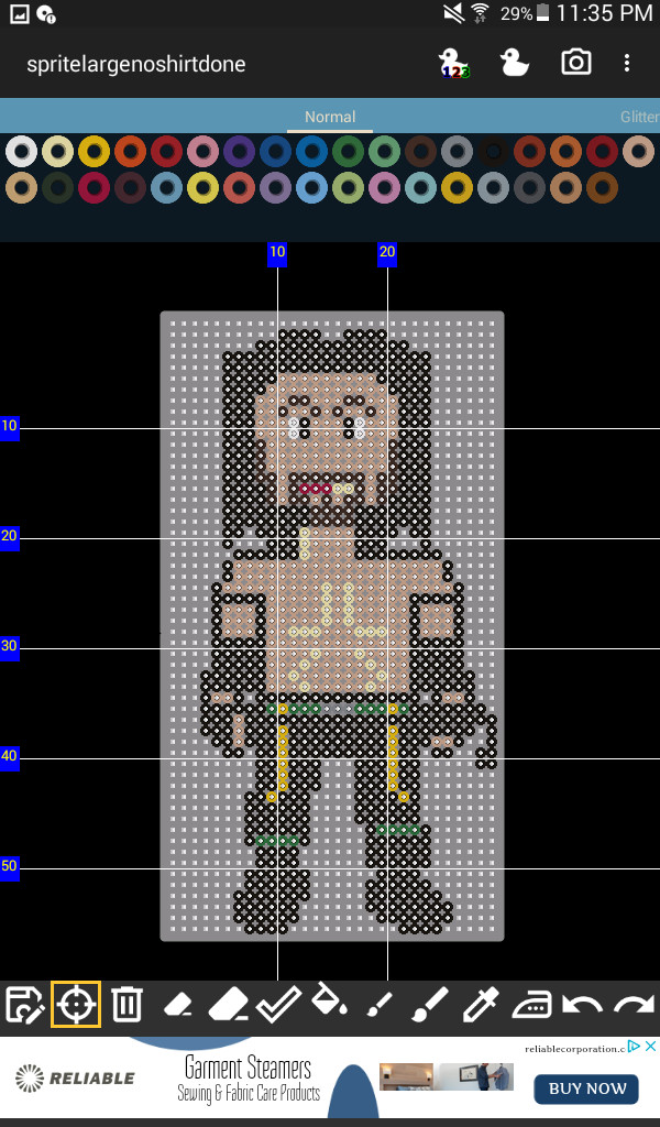 ArtStation - Perler Beads Character 1 Side | Artworks