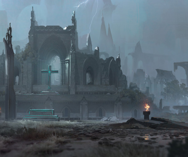 ArtStation - Concept Illustration - Redesign of a Castlevania Stage ...