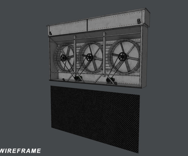 ArtStation - Vents Triple Fan | Game Assets