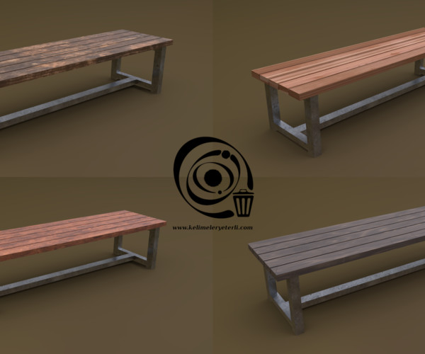 ArtStation - bench 05 4in1 [4 Texture 1 Model] | Resources