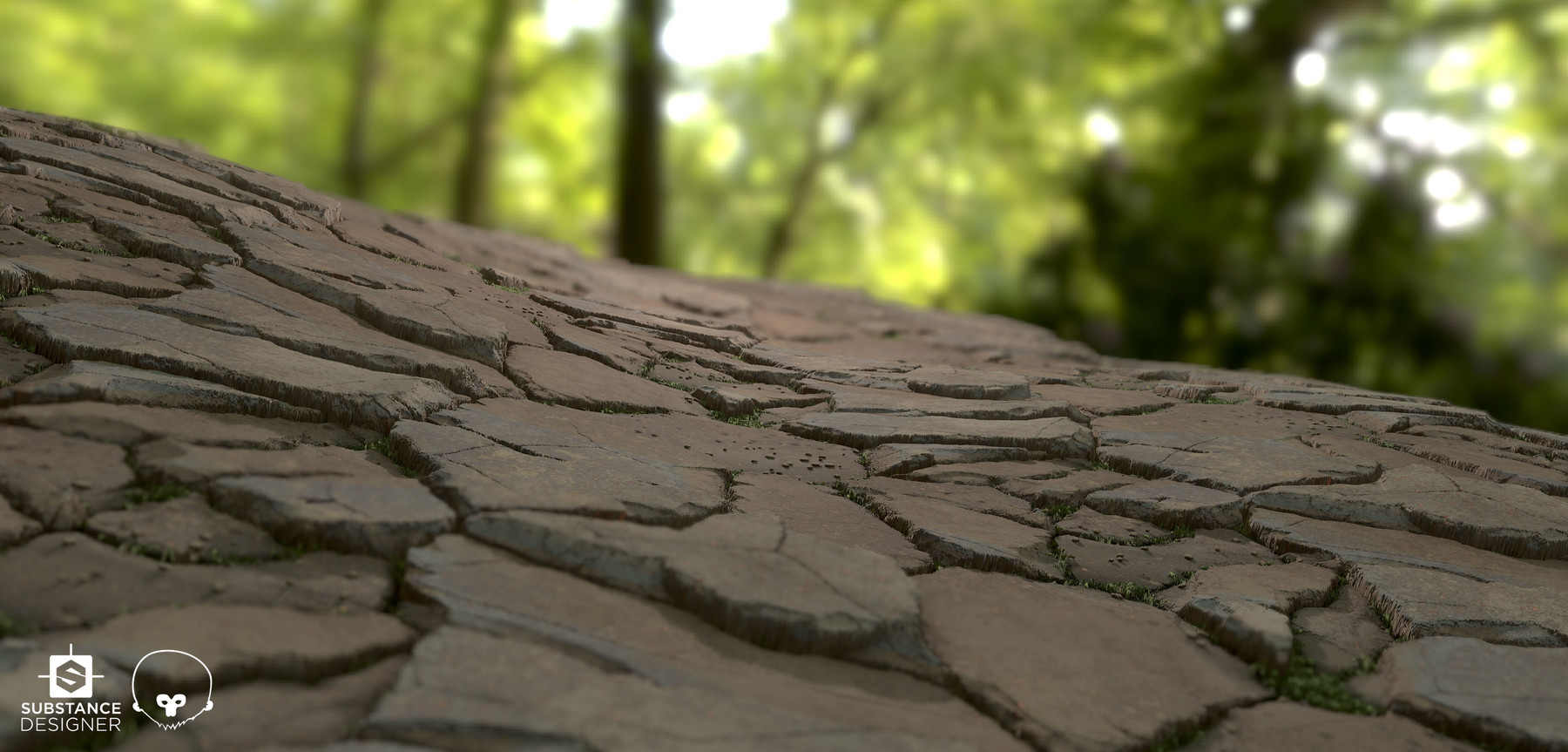 ArtStation - Broken Ground Material | Substance Designer Graph | Game ...