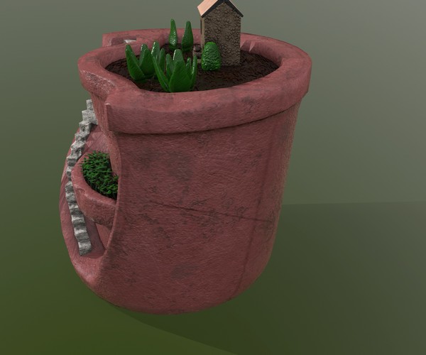 ArtStation - Sculpted pot | Resources