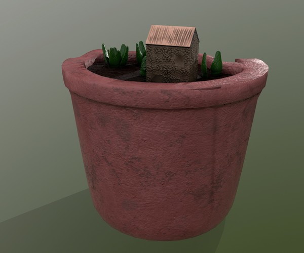 ArtStation - Sculpted pot | Resources