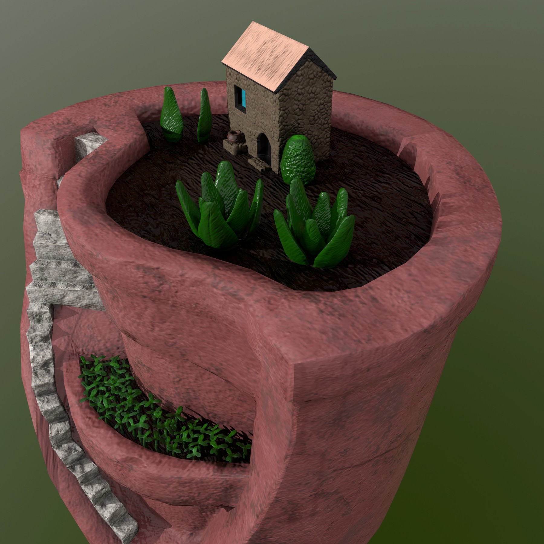 ArtStation - Sculpted pot | Resources