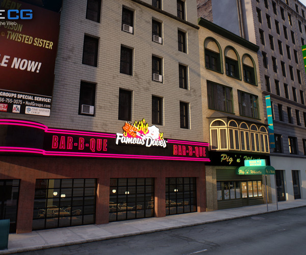 ArtStation - NYC Times Square | Resources