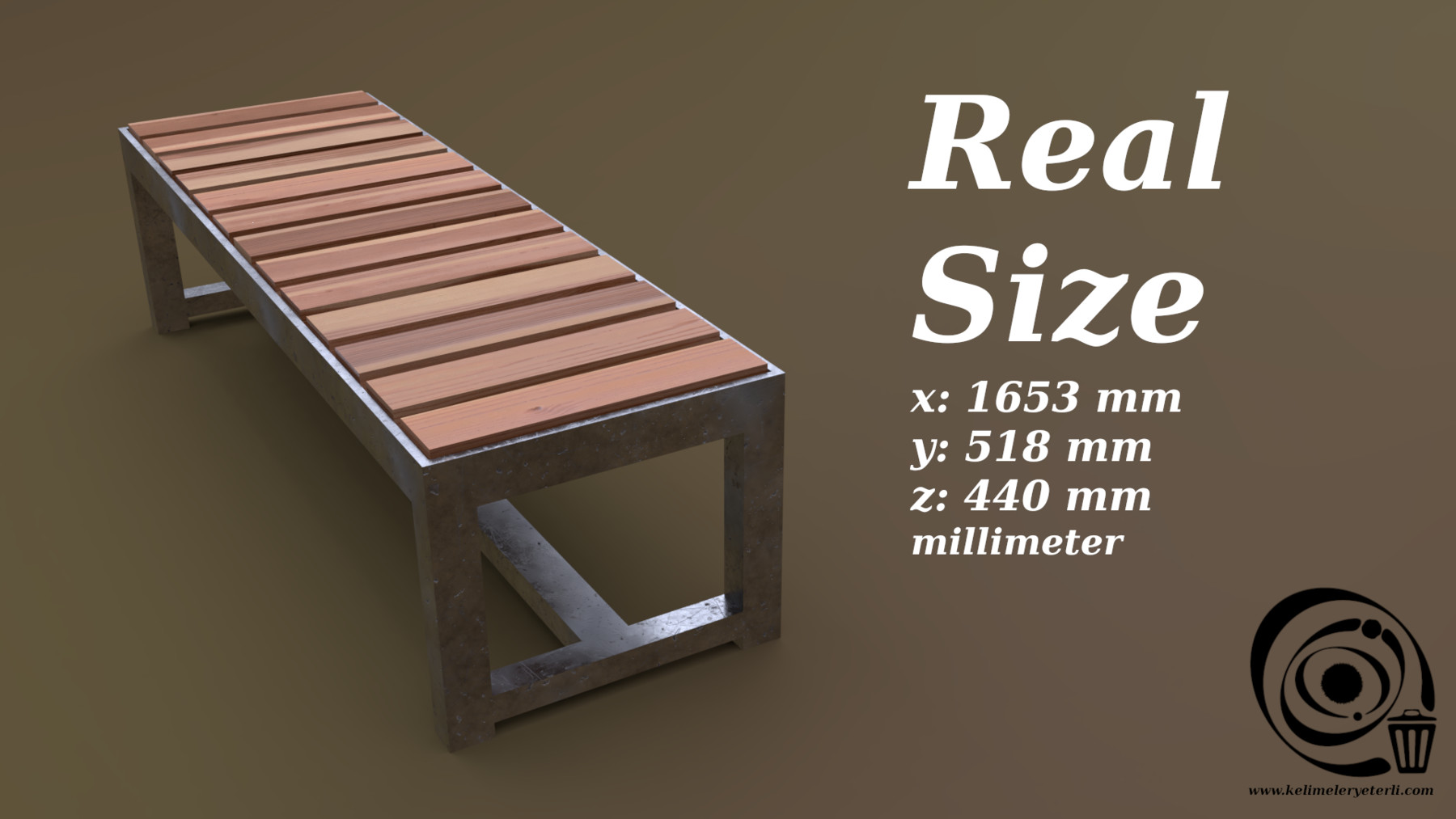 ArtStation - bench 15 4in1 [4 Texture 1 Model] | Resources