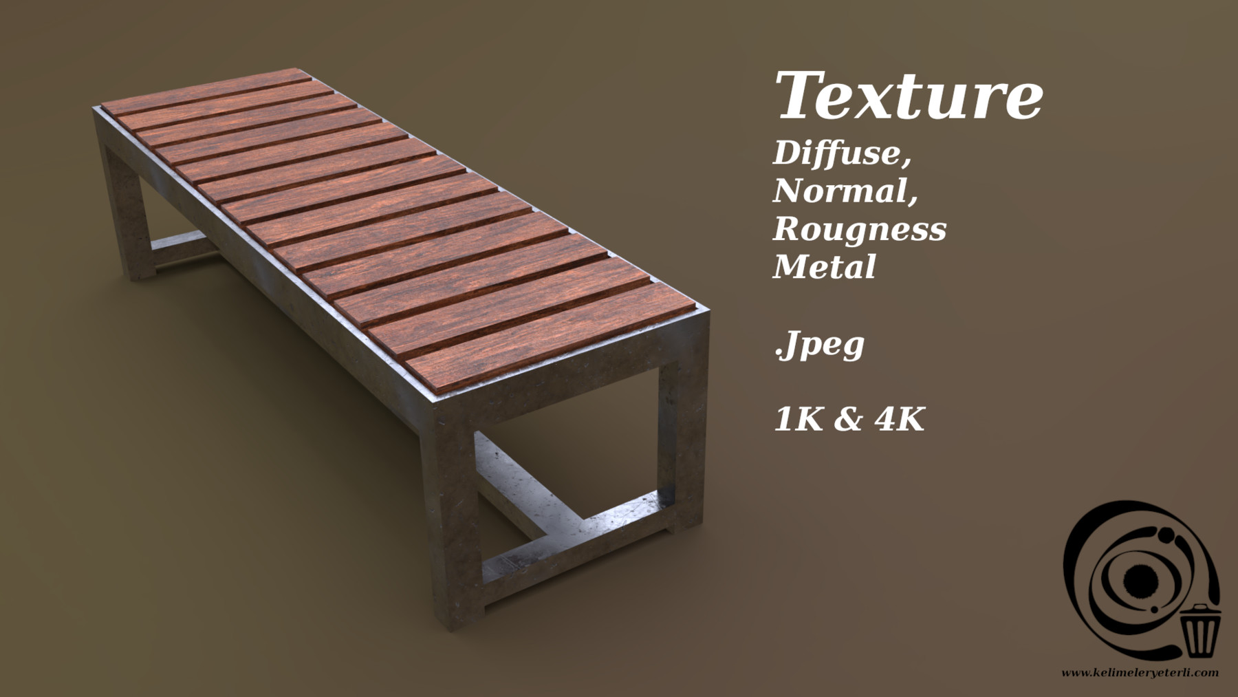 ArtStation - bench 15 4in1 [4 Texture 1 Model] | Resources