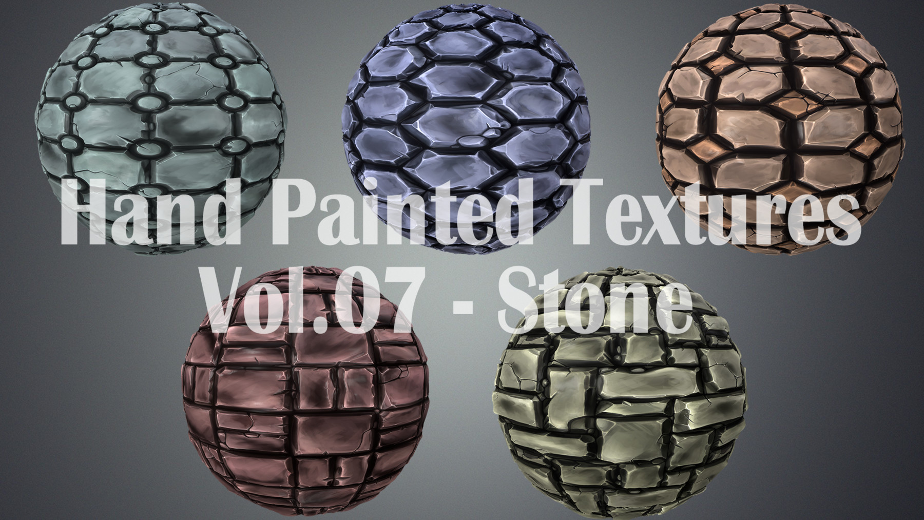 ArtStation - Stylized Stone Vol.07 - Hand Painted Texture | Game Assets