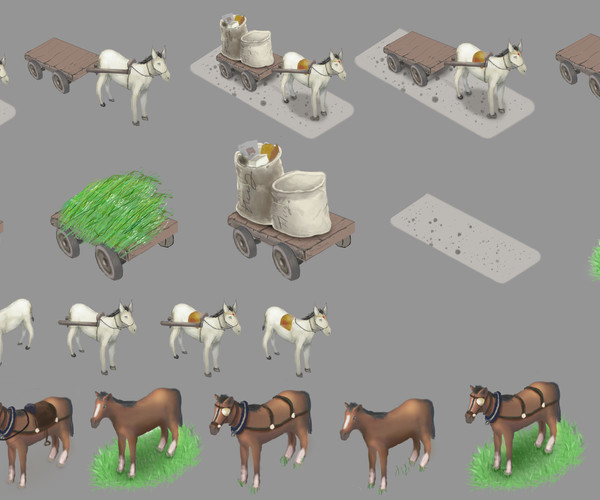 ArtStation - 2D Isometric game assets Pack | Game Assets